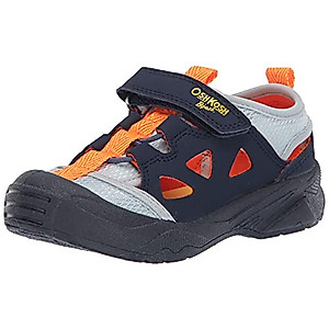 OshKosh B'Gosh Boy's Emon Bump Toe Sandal, Navy, 7 Toddler