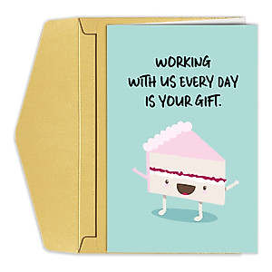 Work Friend Birthday Card, Funny Office Birthday Card, Boss Birthday Card, Birthday Gift for Work Bestie, Colleague, Work Mate