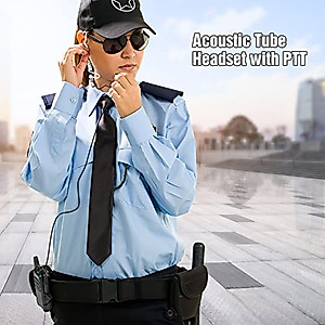 Walkie Talkies for Adults - GLCONN Hands Free 2 Way Radio Walkie Talkies with Earpiece - Portable Two Way Radios Long Range Rechargeable for Store Hotel Commerical Government Hunting (2 Pack)