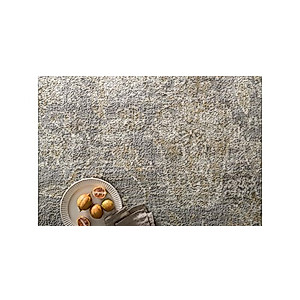 Loloi Torrance Rug, Slate & Sea 7'-10" x 10'-10" Area Rug – Bold Pattern Design Accent Rugs for Living Room, Bedroom, Entryway & Hallway, No Shed High Traffic Area Home Decor Rug