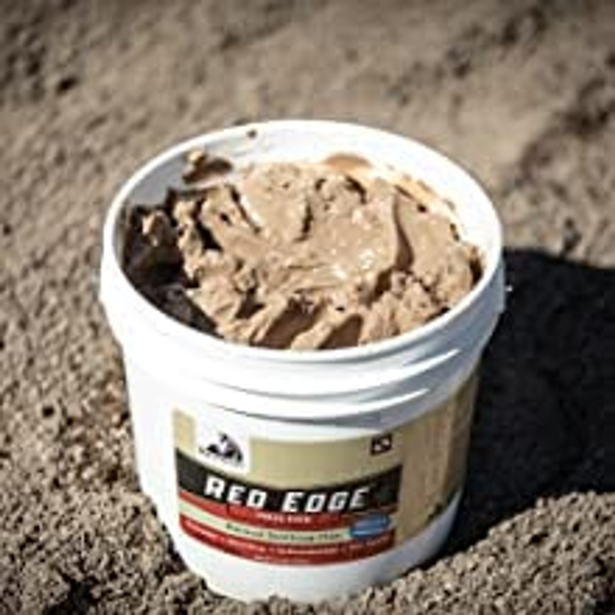 Redmond Red Edge Equine Poultice, Natural Soothing Clay for All Horse Breeds, 8.5lb Bucket