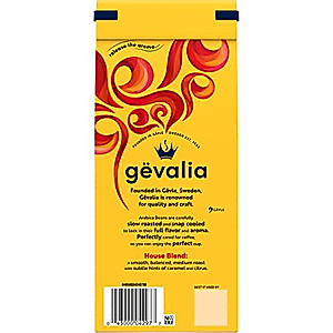 Gevalia Decaf House Blend Medium Roast Ground Coffee (12 oz Bag)