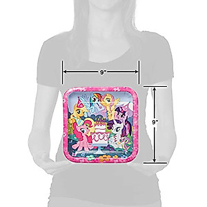 American Greetings My Little Pony Party Supplies, Paper Dinner Plates (40-Count)