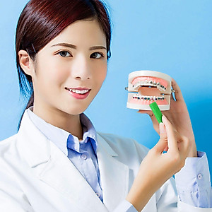 10 Pieces Aligner for Aligner Chompers Aligner Trays Seater Orthodontic Dental aligner(Green)