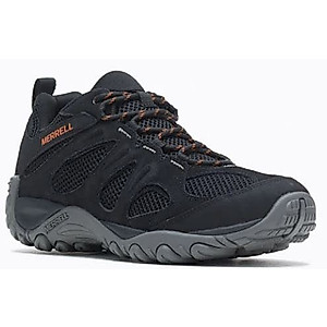 Merrell Men's Yokota 2 Hiking Shoe, Black/Exuberance, 10.5 M US