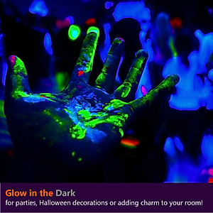 Maelsrlg Black Light Bulb 9W(100W Equivalent), LED UV Light Bulb Glow in The Dark, UVA Level (385-400nm), E26 Medium Base, Non-Dimmable, 1 Pack