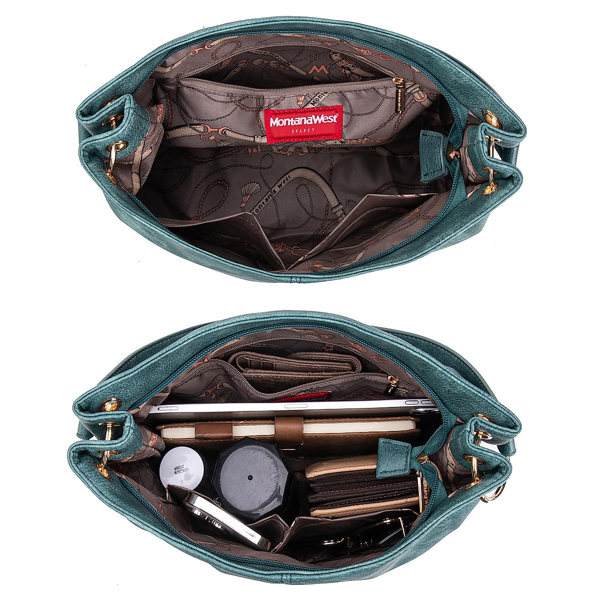 Montana West Large Hobo Bag Leather Purses and Handbags for Women Top Handle Shoulder Satchel Handbags Leather Tote Purse for Women MWC-047DTQ