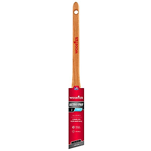 Wooster 912-0041810010, 1-Inch, Purple Brush 4181-1 Ultra/Pro Firm Willow Thin Angle Sash Paintbrush