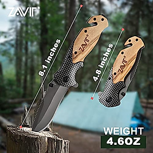 Pocket Folding Knife,Cool Gifts for Men,Dad,Boyriend,Fathers Day,Christmas Stocking Stuffers,Anniversary Valentines Day Husband Gifts,Unique Birthday Gifts,Outdoors,Fishing,Camping,Hunting,EDC