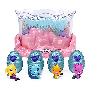 Hatchimals CollEGGtibles, Mermal Magic Underwater Aquarium with 8 Exclusive Characters (Amazon Exclusive Set), Girl Toys, Girls Gifts for Ages 5 and up