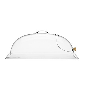 Cal-Mil 339-12 Clear Chafer Cover with Door, 12" Width x 20" Depth x 7" Height, Clear