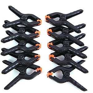 LZYLL 10 Pack Spring Clamps Heavy Duty,6 inch Plastic Clips Clamps for Crafts,Backdrop Clips for Photography,Backdrop Stand,DIY Woodworking,and other Home Improvement Projects