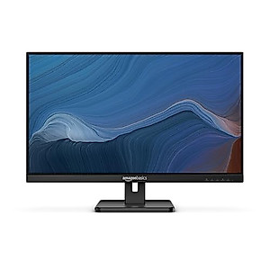 Amazon Basics - 27 Inch IPS Monitor 75 Hz Powered with AOC Technology FHD 1080P HDMI, Display Port and VGA Input VESA Compatible Built-in Speakers for Office and Home, Black