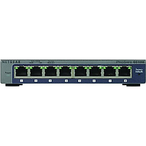 NETGEAR ProSAFE GS108E 8-Port Gigabit Plus Switch