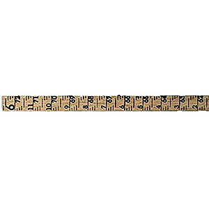 One-Piece Pole Hardwood Gauge Poles - 54 inch | Gauge Stick