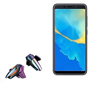 BoxWave Gaming Gear for CellAllure Chic X2 (Gaming Gear by BoxWave) - Touchscreen QuickTrigger, Trigger Buttons Quick Gaming Mobile FPS for CellAllure Chic X2 - Jet Black