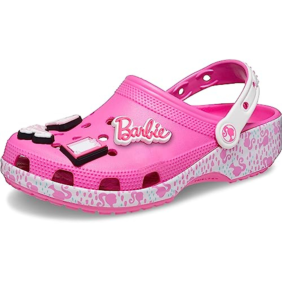 Crocs Unisex Barbie Classic Clogs, Electric Pink, Numeric_10 US Men