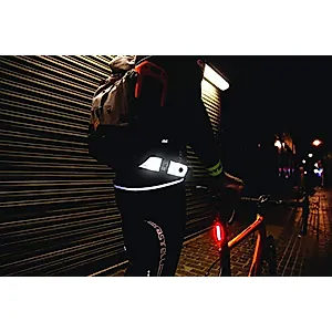 Hiplok Lite Unisex Adult Wearable Chain Bicycle Lock, Multicolour (High Visibility), 6 mm x 75 cm