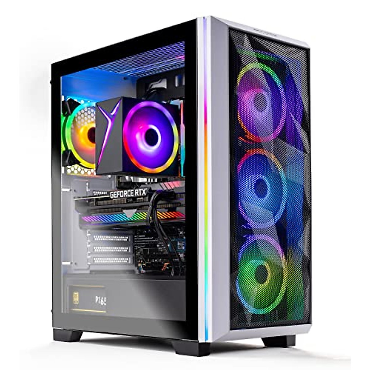 Skytech Gaming Skytech Chronos Gaming PC Desktop – Intel Core i5 12600K 3.7 GHz, NVIDIA RTX 3070, 1TB NVME SSD, 32GB DDR5 RAM RGB, 750W Gold PSU, 240mm AIO, 11AC Wi-Fi, Windows 11 Home 64-bit