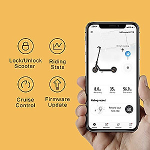 Segway Ninebot MAX G30P Electric Kick Scooter- 350W Motor, 40 Miles Long-Range & 18.6 MPH, 10" Pneumatic Tire, Dual Brakes, W. Capacity 220 lbs, Commuter Electric Scooter for Adults&Teens