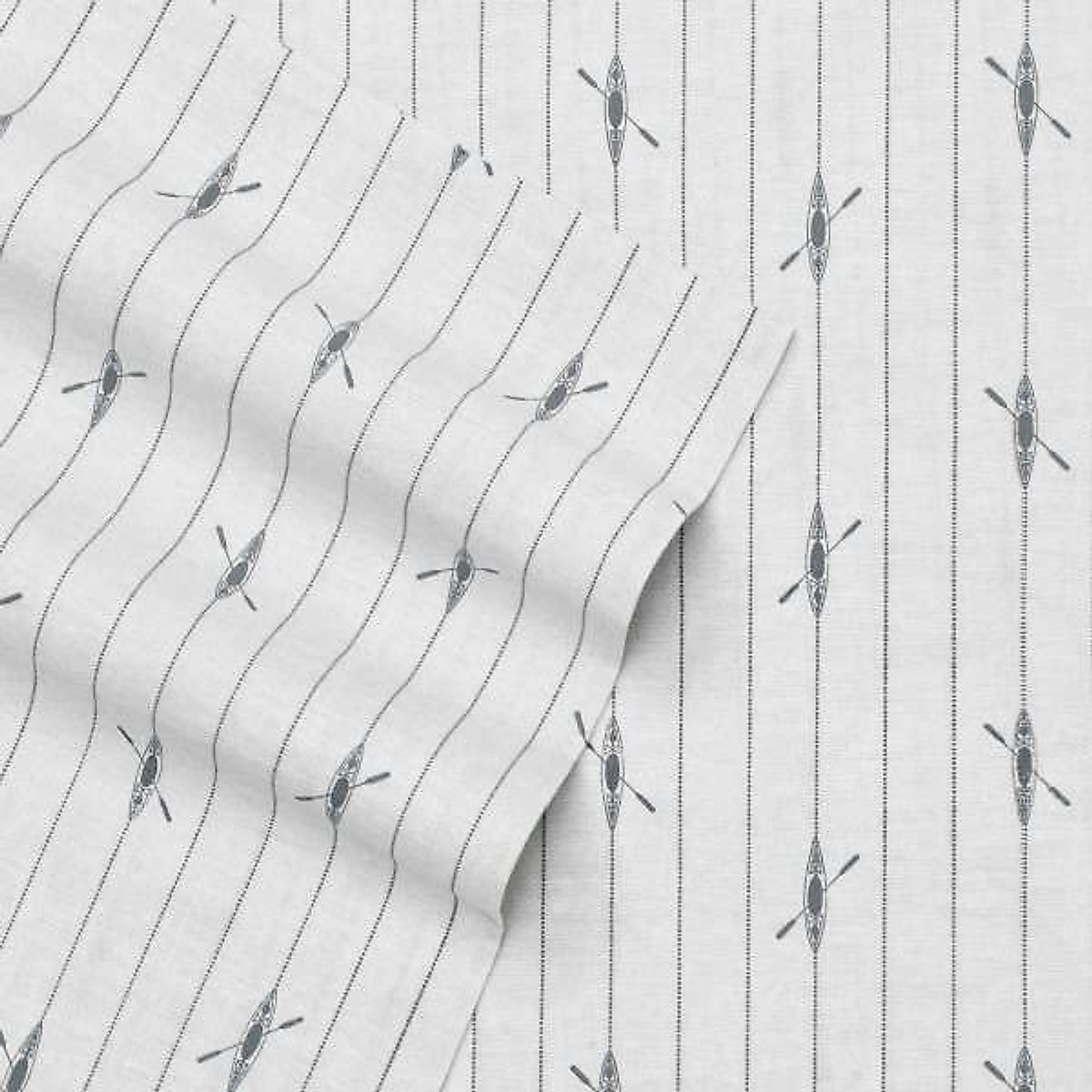 Eddie Bauer - Twin Sheets, Cotton Percale Bedding Set, Crisp & Cool Home Decor, Dorm Room Essentials (Downstream, Twin)