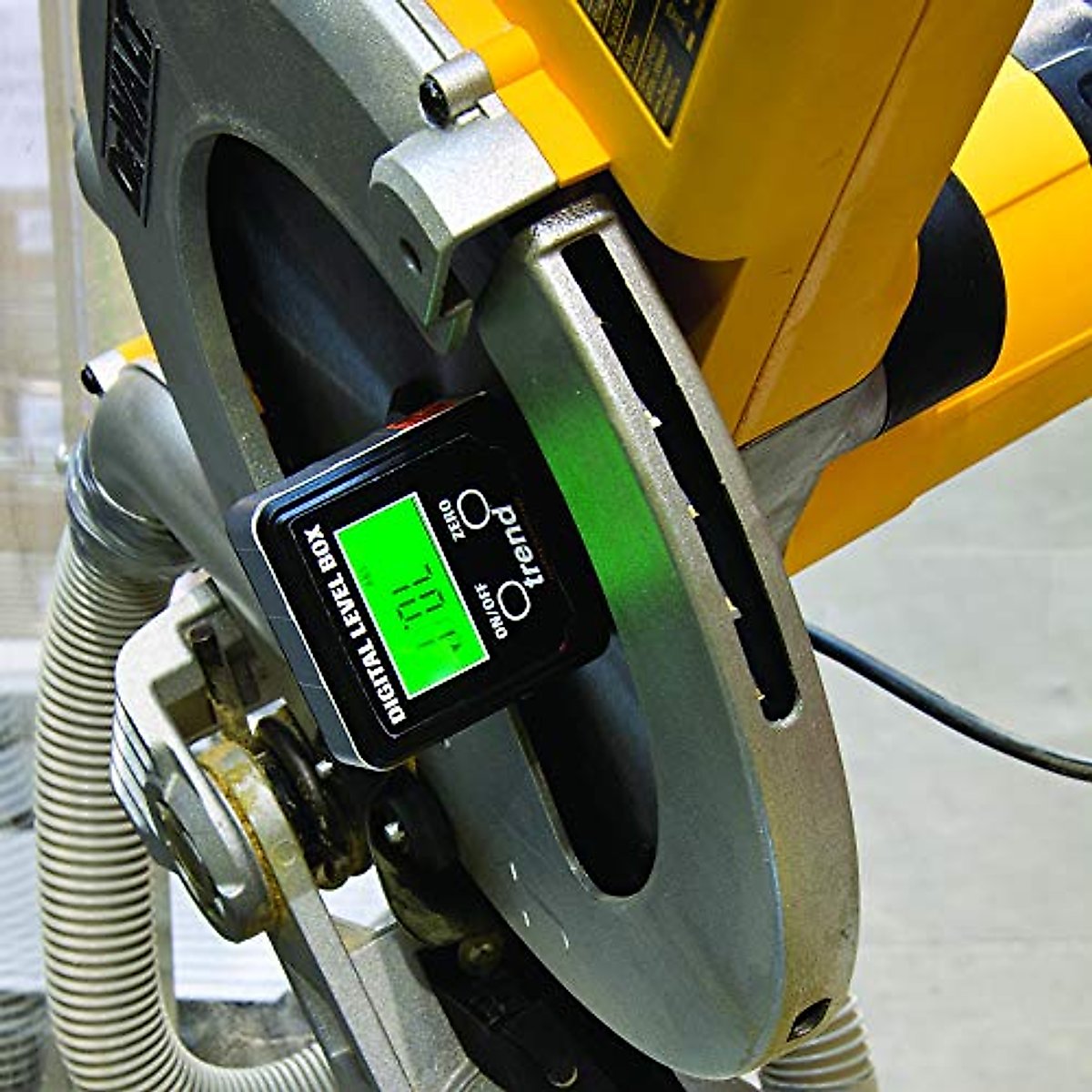 Trend Digital Level Box and Angle Finder (Magnetic Base & LCD Display) for Woodworking and Accurate Table/Miter Saw Angle Setting, Black, DLB