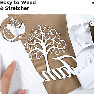 Dysania White HTV Heat Transfer Vinyl Bundle- 10 Pack 12"x12"Sheets HTV Vinyl, Pu Iron on Vinyl for T-Shirt,Easy to Cut & Weed for Heat Vinyl Design