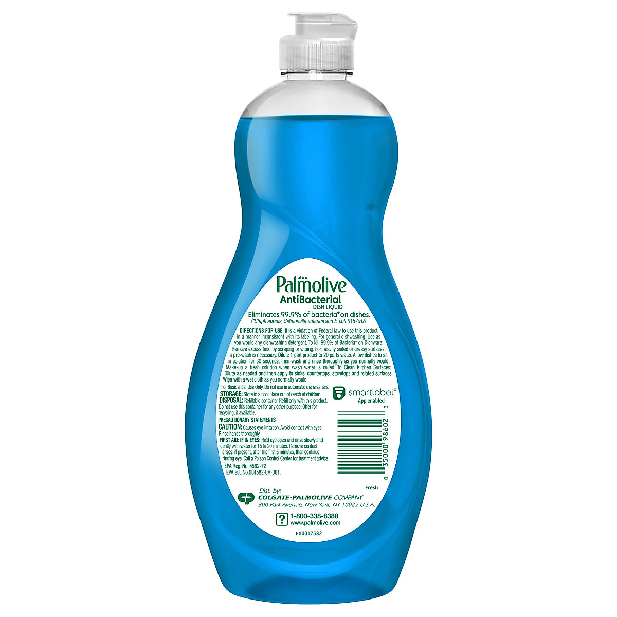 Palmolive Ultra Dishwashing Liquid Dish Soap, Fresh & Clean- 20 Fl. Oz