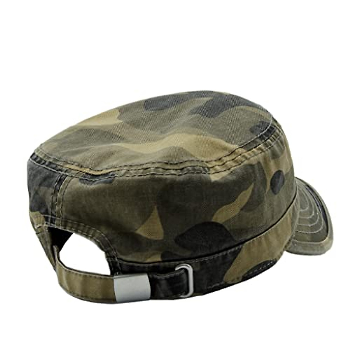 Duolaimi Cotton Trucker Cap Cadet Military Hat Army Cap for Unisex Adult (Camouflage)