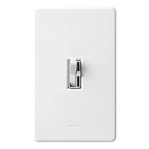 Lutron Ariadni/Toggler LED+ Dimmer | 150-Watt, Single-Pole/3-Way | AYCL-153P-WH | White
