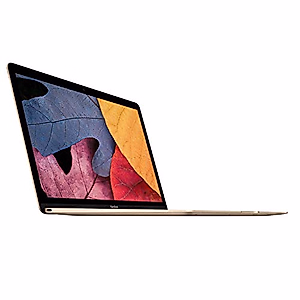Apple Macbook Retina Display Laptop (12 Inch Full-HD LED Backlit IPS Display, Intel Core M-5Y31 1.1GHz up to 2.4GHz, 8GB RAM, 256GB SSD, Wi-Fi, Bluetooth 4.0) Gold (Renewed)
