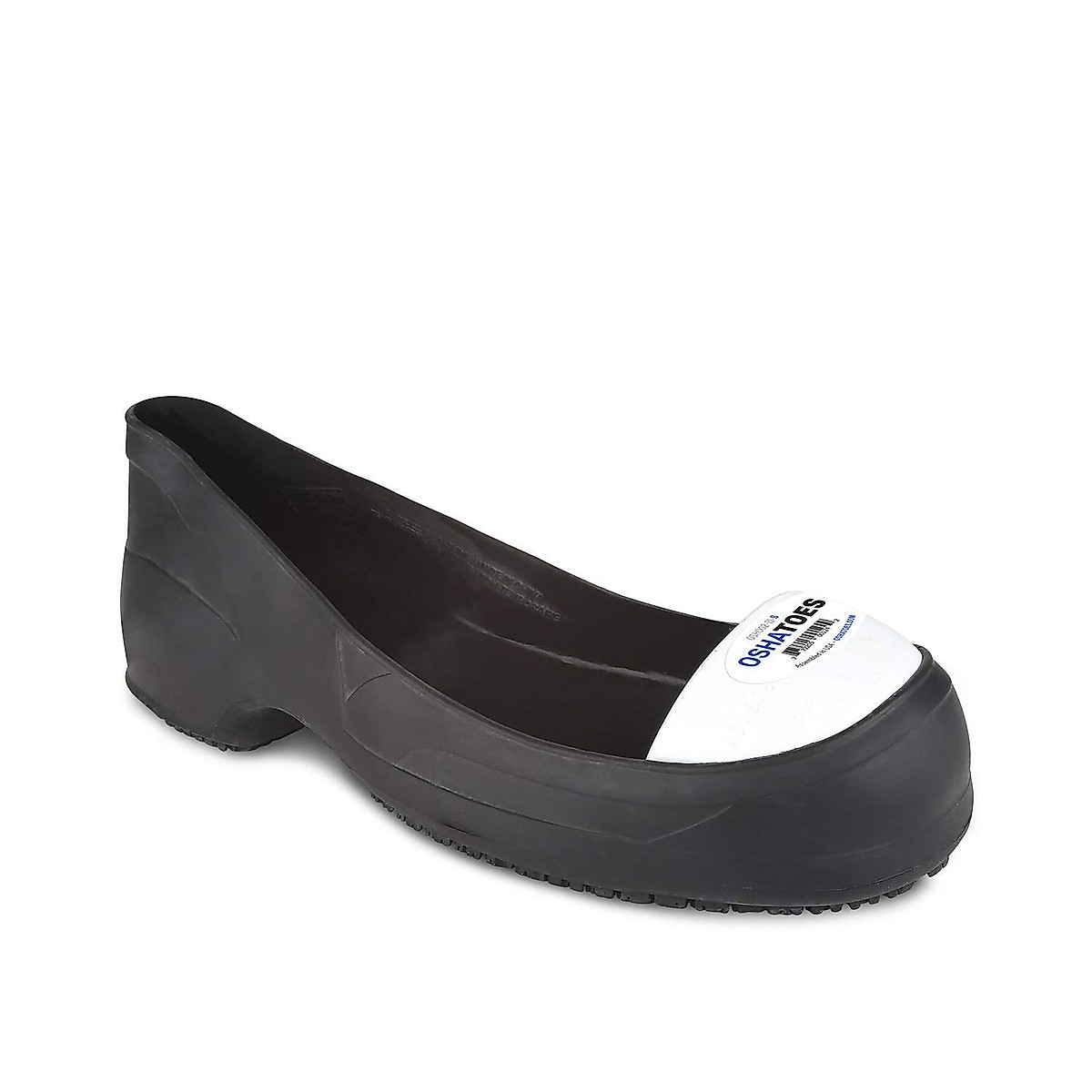 Oshatoes 100% Rubber Safety Steel Toes Cap - Color Coded : Small (White), US Shoe Size : Men's 6-7, Women's 8-9