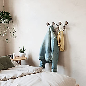 Umbra Dotsy 7 Hook Black/Walnut