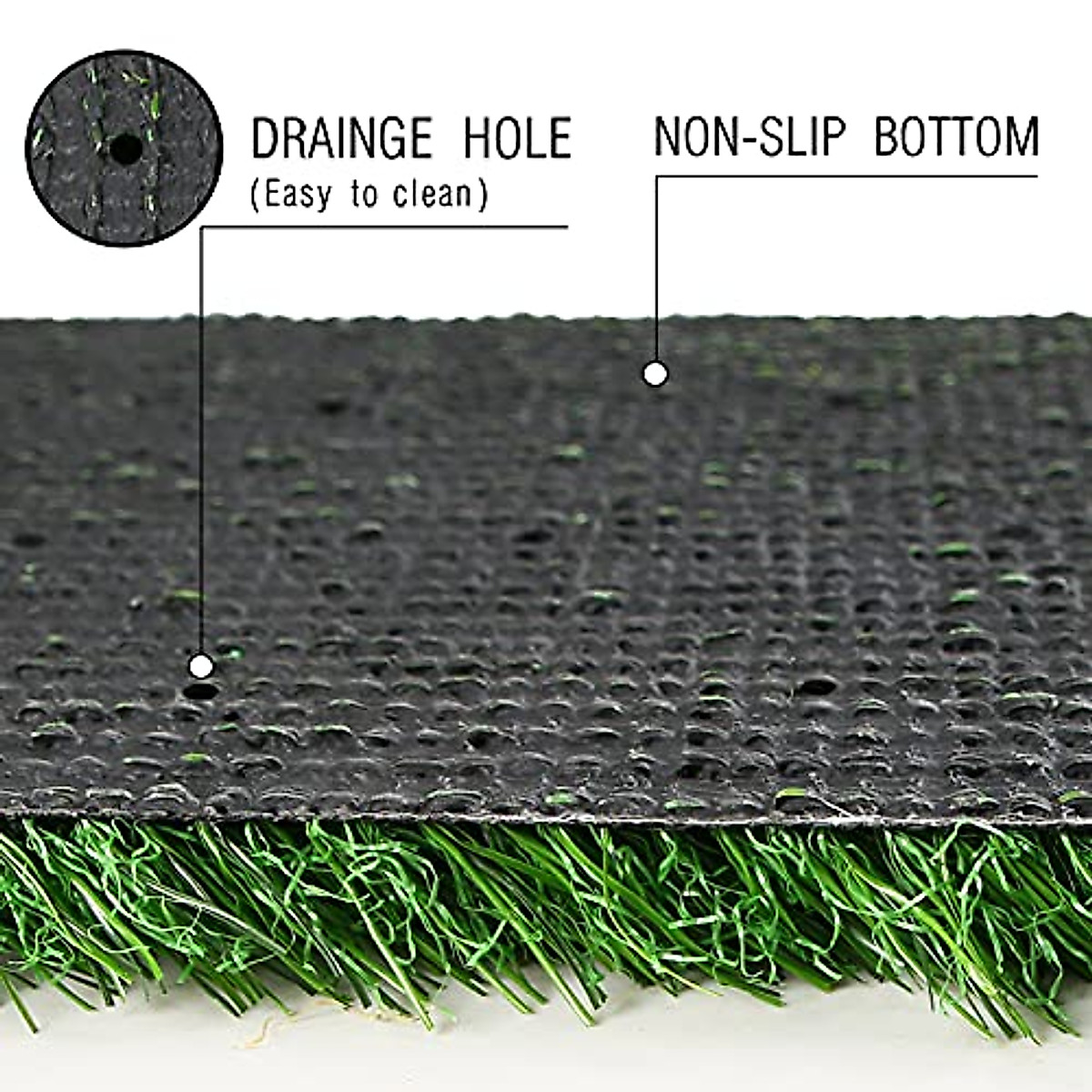 XLX TURF Grass Table Runner 12 x 36 Inch, Green Artificial Tabletop Decor for Wedding, Birthday Party, Banquet, Baby Shower