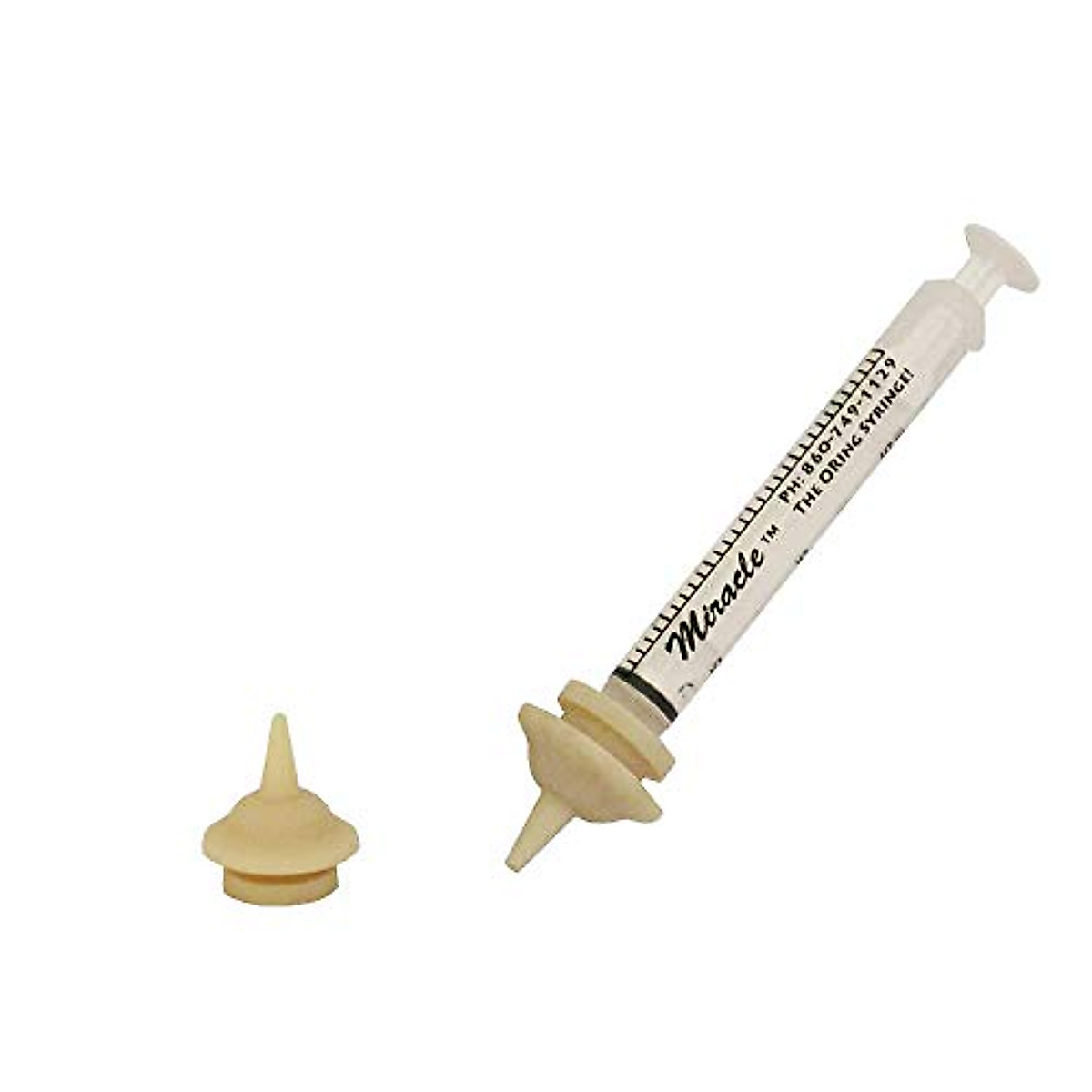 THE MIRACLE NIPPLE for Pets, Mini Pkg/2 with Miracle Brand Oring Syringe
