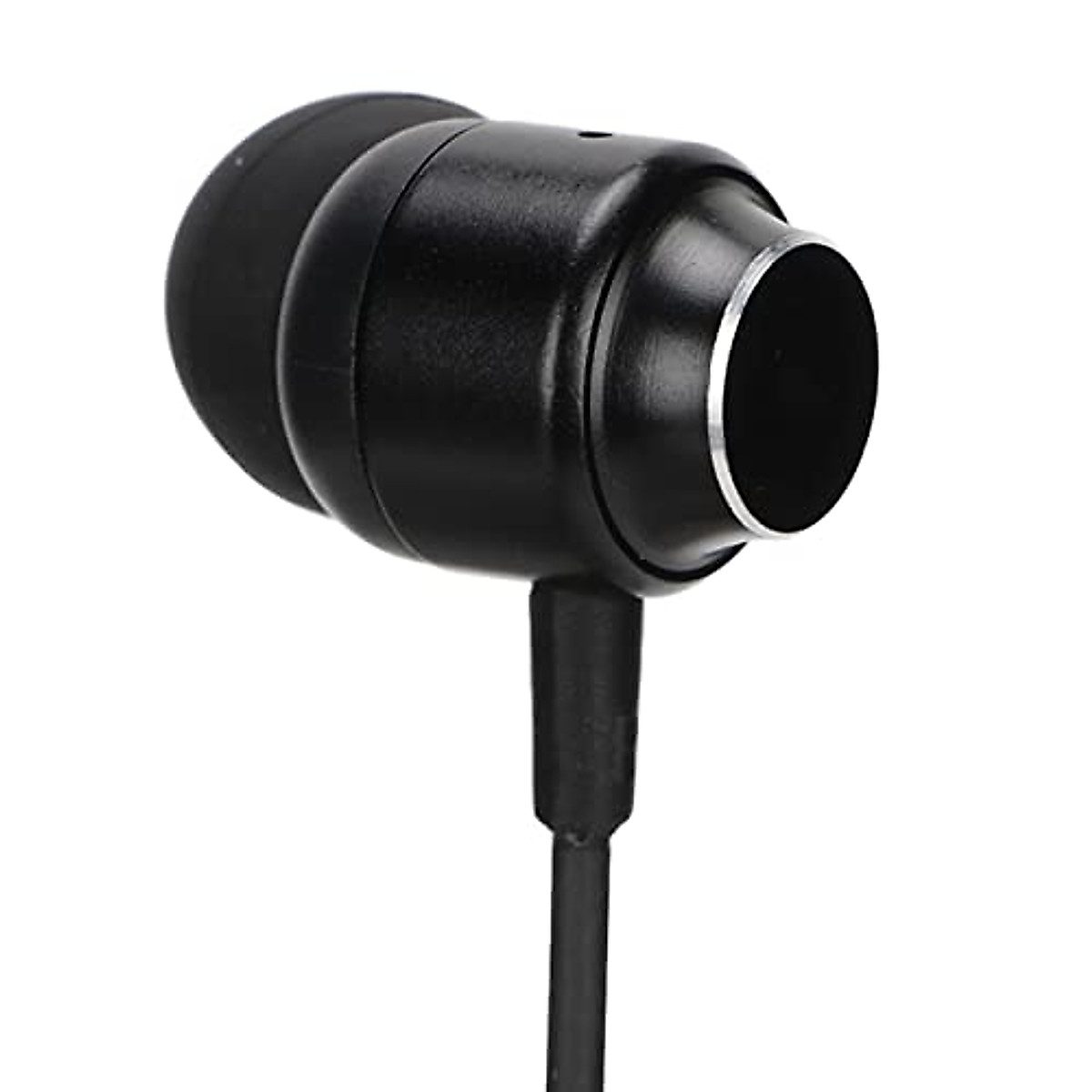 Dilwe Neckband Headphones, Headset Neck Mounted Wireless Headset Neckband Sports Headset Noise Reduction Earplugs with Microphone (Black)