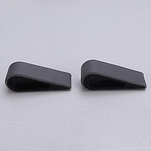 jojofuny 2Pcs Universal Laptop Computer Keyboard Stands Anti-Slip Silicone Tilting Wedge Riser Holder Portable Ventilated Stand for Notebook