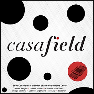 Casafield Charcuterie Boards, Large Bamboo Cheese Board and Knife Gift Set - Gifts for Women, House Warming, New Home, Wedding - Wooden Serving Tray with Slate Cheese Plate and Slide-Out Drawers