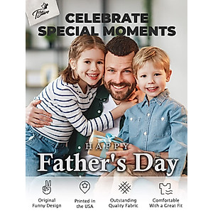 Tstars Pint & Half Pint Funny Father and Son Matching Shirts Gifts for Dads Fathers Day Dad Shirt and Baby Bodysuit Dad Black Large/Baby Black 6M (3-6M)