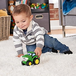 John Deere Johnny Tractor Toy and Flashlight, Ages 18 Months and Up for Unisex Children, Green