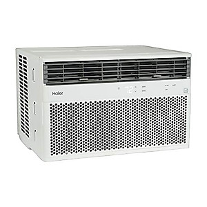 Haier Window Air Conditioner 14000 BTU, Wi-Fi Enabled, Energy-Efficient Cooling for Large Rooms, 14K BTU Window AC Unit with Easy Install Kit, Control Using Remote or Smartphone App
