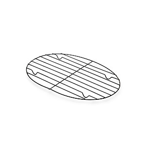 Fox Run - 57213 Fox Run Non-Stick Oval Roasting/Cooling Rack, 11.25 x 8.25 x 0.5 inches, Metallic