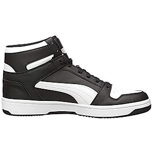 PUMA Men's REBOUND LAYUP Sneaker, Puma Black-Puma White, 10.5