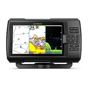 Garmin Striker Vivid 7cv, Easy-to-Use 7-inch Color Fishfinder and Sonar Transducer, Vivid Scanning Sonar Color Palettes (010-02552-00)