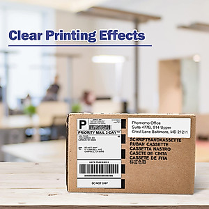 Memoking 4x6 Thermal Label Roll - Direct Thermal Shipping Labels Package Labels Compatible with Rollo Phomemo and All 4 * 6 Label Printers (Pack of 500 4''x 6'' Labels)