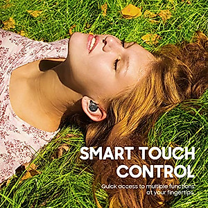 xtremtec Deep Bass Sound True Wireless Earbuds Noise Isolation Bluetooth Headphones with Wireless Charging Case IPX6 Waterproof in-Ear Earphone with Microphones (Sage Green)