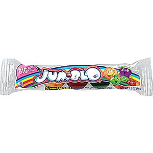 Rain-blo Bubble Gum Balls, 2.5 Ounce Tube, Pack of 24