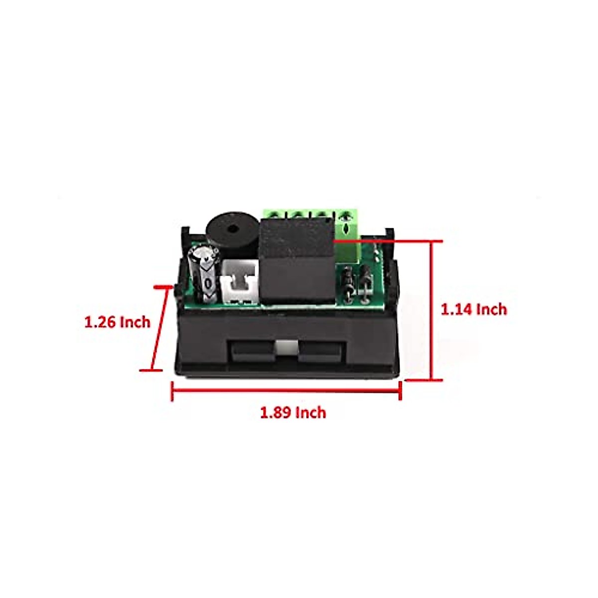 Digital Display Microcomputer Thermostat Temperature Controller Switch Temperature Sensor Microcomputer Thermostat for Air Conditioning System DC 24V