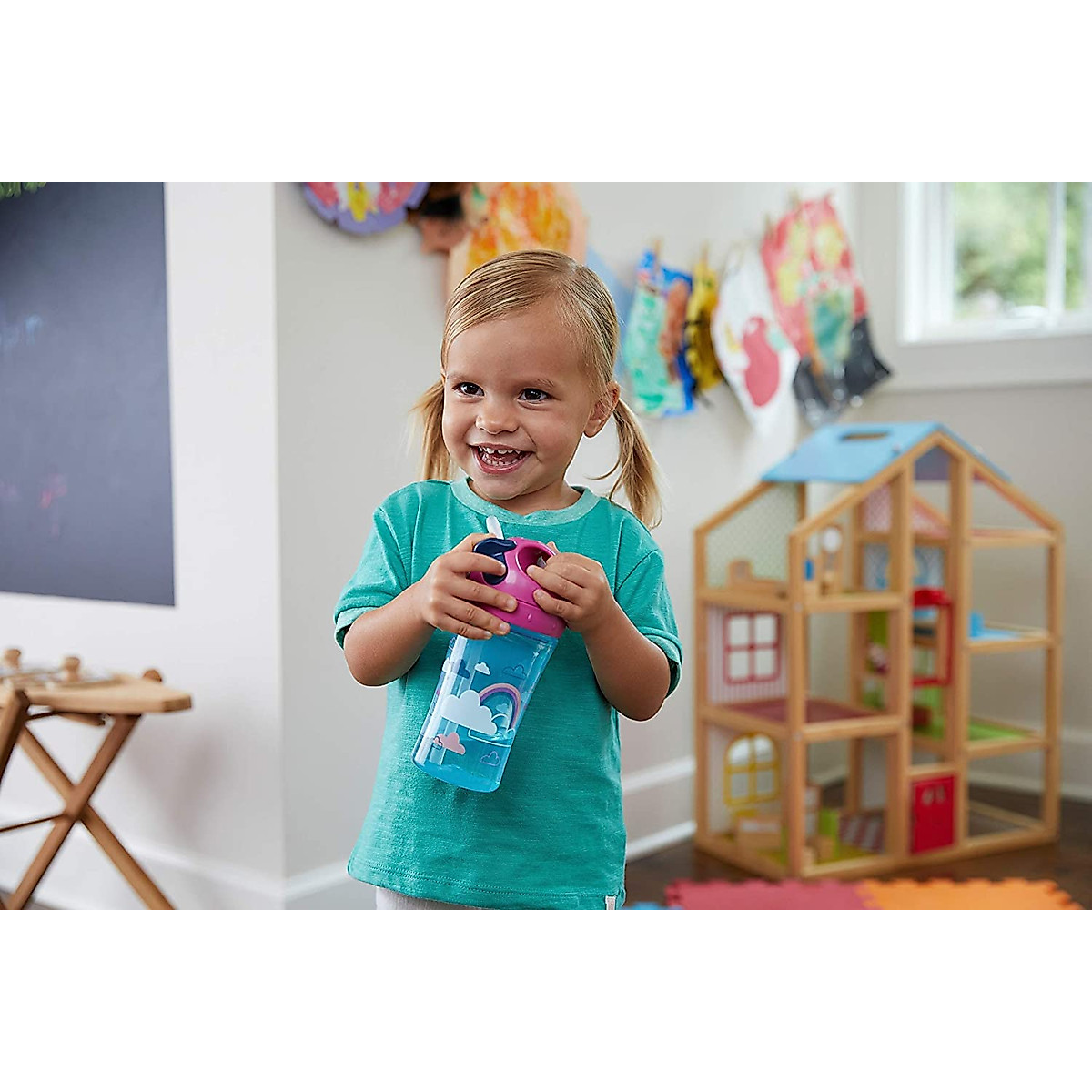 First Essentials by NUK Easy Straw Cup, 10 oz, 1-Pack