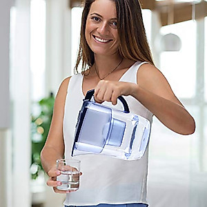 Ehm Ultra Premium Alkaline Water Filter Pitcher - 3.8L, Activated Carbon Filter- BPA Free, Healthy, Clean, & Toxin-Free Mineralized Alkaline Water in Minutes- Up to 9.5 pH-2023